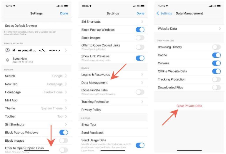 iPhoneとiPadでブラウザのキャッシュをクリアする方法